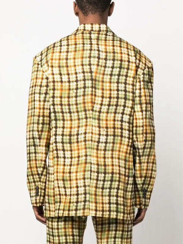 Dsquared2 Plaid-print Single-breasted Blazer