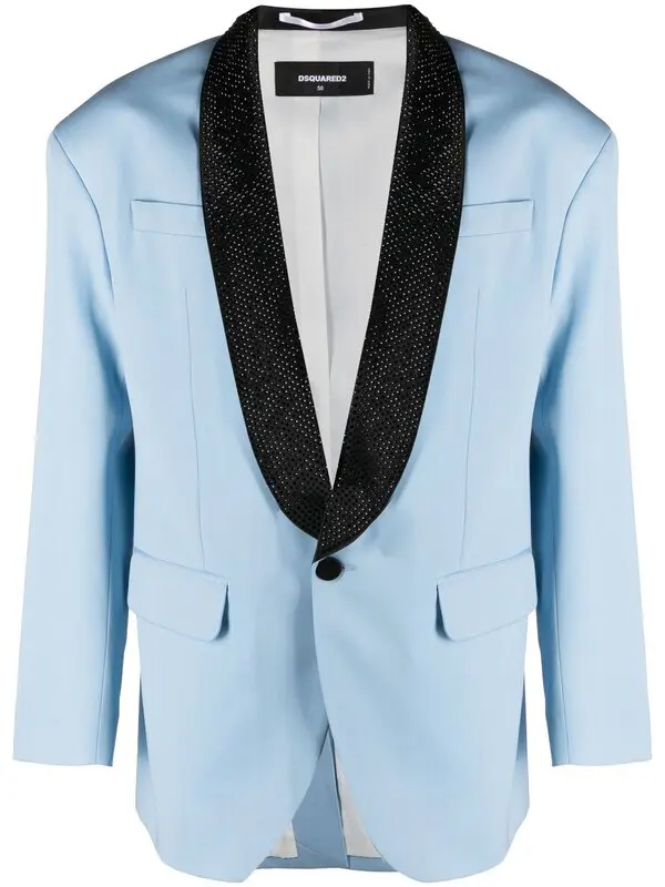 Dsquared2 Crystal-embellished Single-breasted Blazer