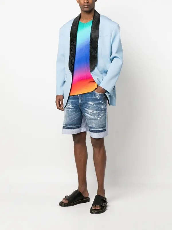 Dsquared2 Crystal-embellished Single-breasted Blazer
