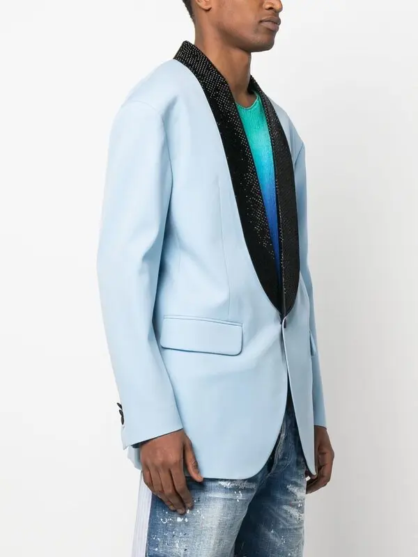 Dsquared2 Crystal-embellished Single-breasted Blazer