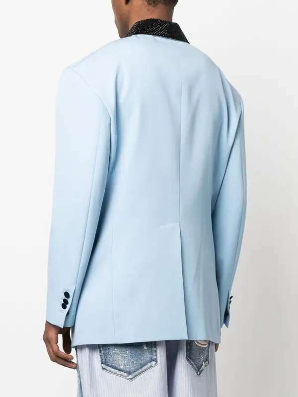 Dsquared2 Crystal-embellished Single-breasted Blazer