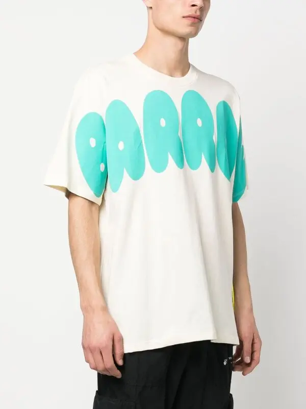 BARROW Logo Print Cotton T-shirt