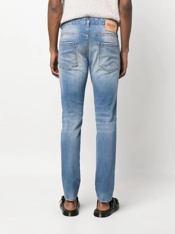 Dsquared2 Slim-cut Light Wash Jeans