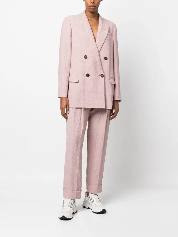 Brunello Cucinelli High-waist Straight-leg Trousers