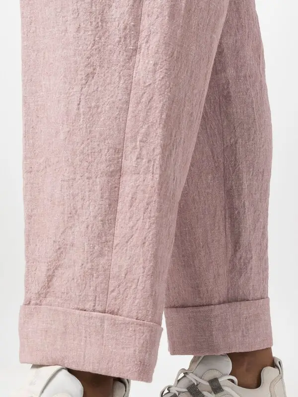 Brunello Cucinelli High-waist Straight-leg Trousers