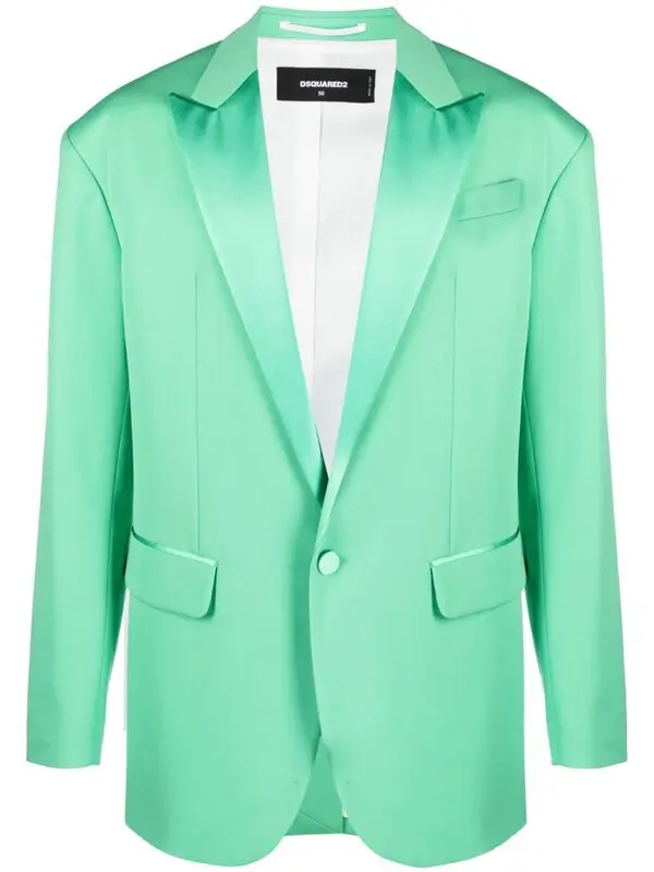 Dsquared2 Single-breasted Silk Blazer