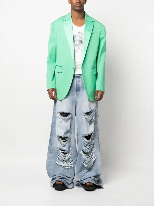 Dsquared2 Single-breasted Silk Blazer