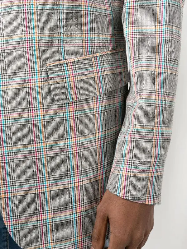 Dsquared2 Plaid-pattern Single-breasted Blazer