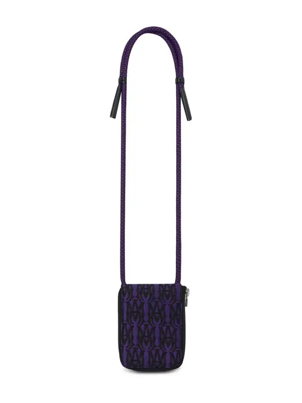 Amiri Monogram-jacquard Wallet - Purple