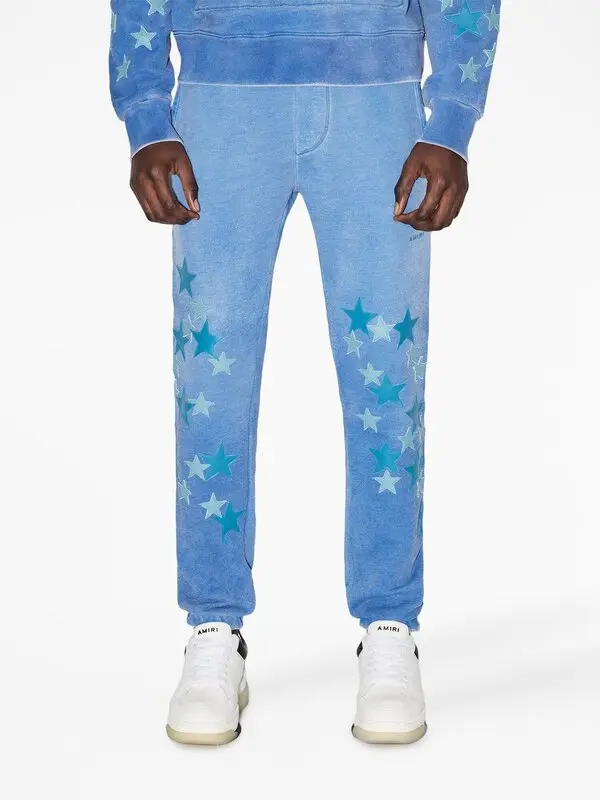 Amiri Star-patch Cotton Track Pants