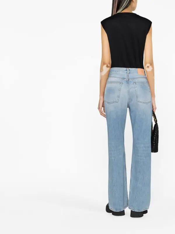 Balmain Logo-print Button-embellished Top - Black