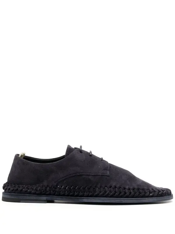 Officine Creative Lace-up Suede Derby Shoes