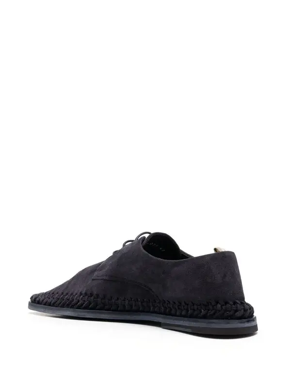 Officine Creative Lace-up Suede Derby Shoes