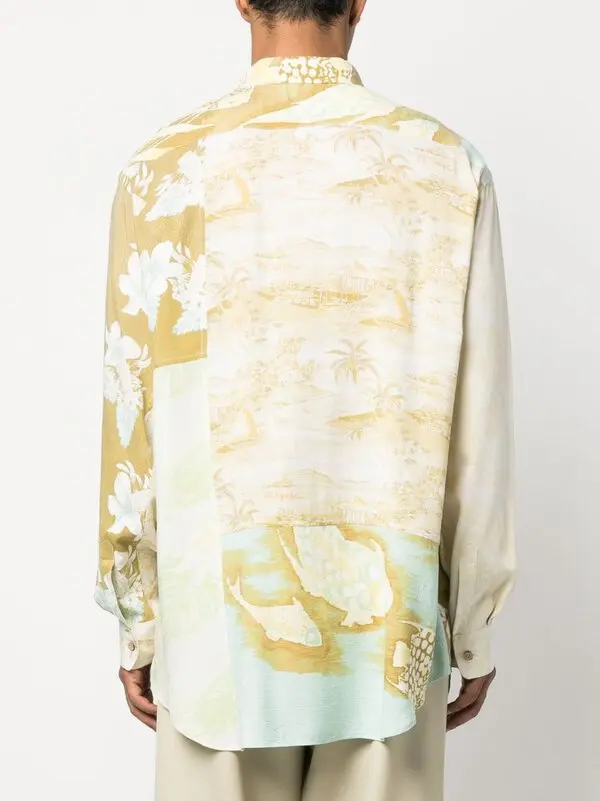 MAGLIANO Graphic-print Cotton Shirt