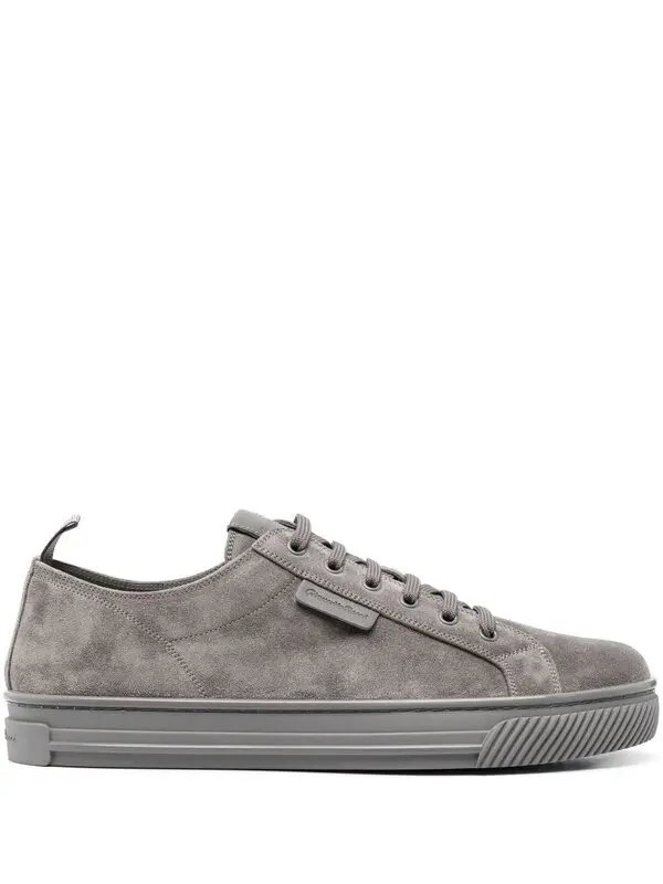 GIANVITO ROSSI Side Logo-patch Low-top Sneakers