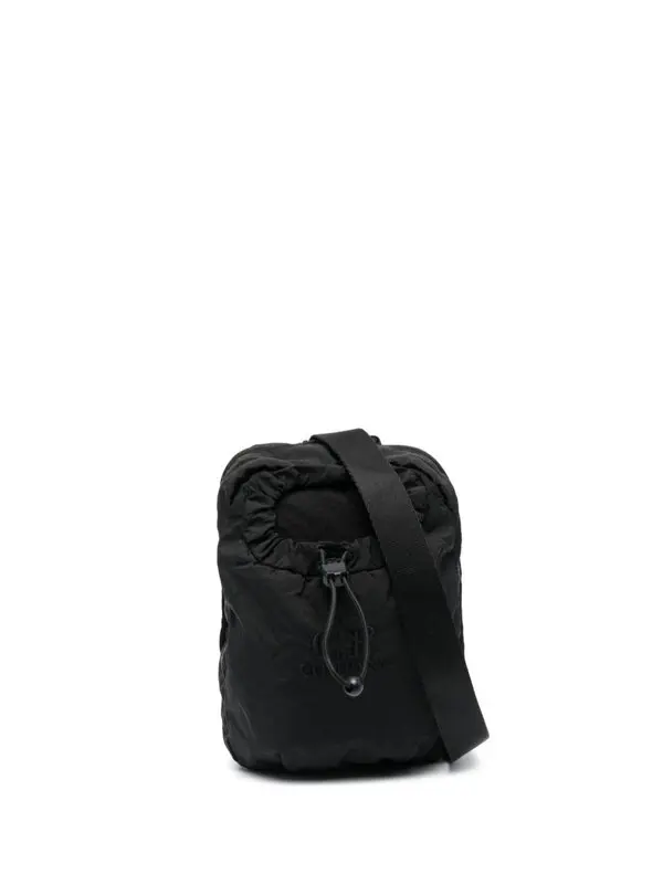 C.P. COMPANY Logo-embroidered Crossbody Bag - Black