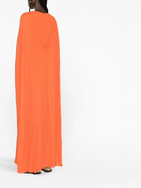 Valentino Garavani Silk Pleated Dress