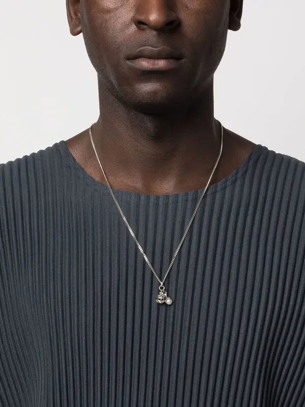 Emanuele Bicocchi Skull Pendant Necklace