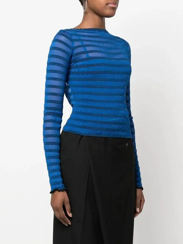 Proenza Schouler White Label Semi-sheer Long-sleeve Jumper