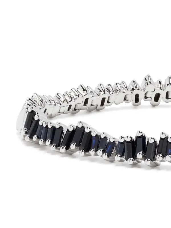 SUZANNE KALAN 18kt White Gold Sapphire Bracelet
