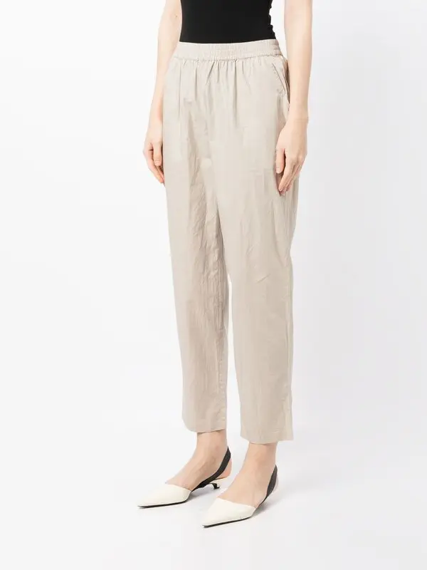 SKALL STUDIO Edgar Tapered-leg Trousers - Brown