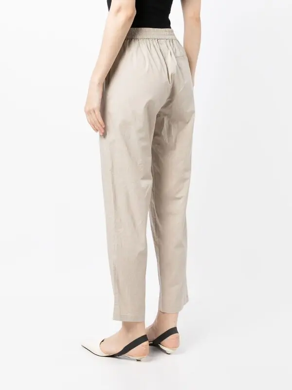 SKALL STUDIO Edgar Tapered-leg Trousers - Brown