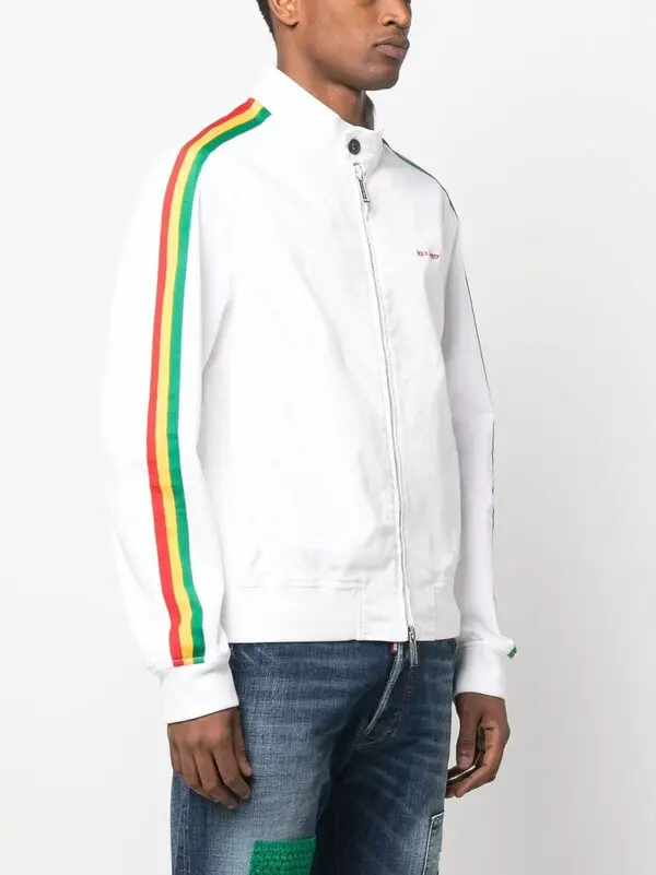 Dsquared2 Stripe-trim Bomber Jacket