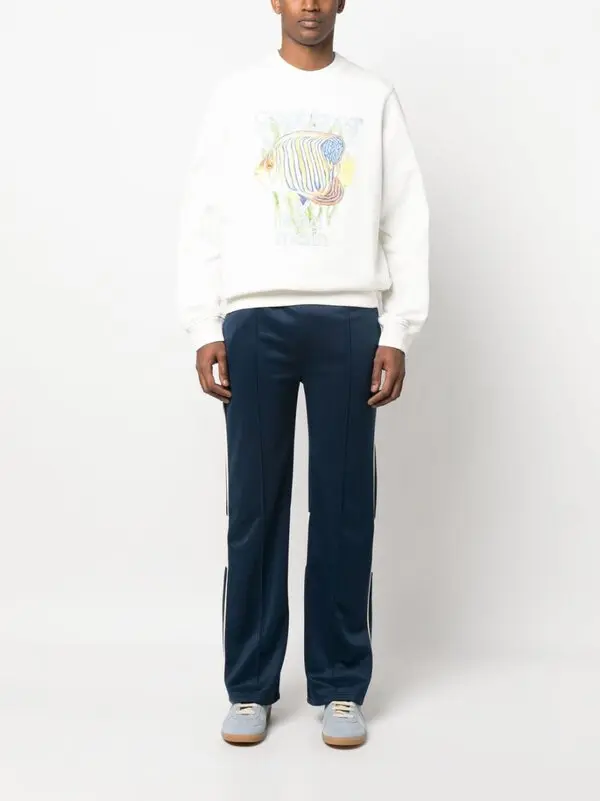 Casablanca Fond Marin Printed Sweatshirt