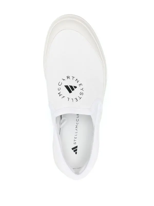 Adidas By Stella Mccartney Leopard-Print Slip-On Sneakers - White - 25% Off  | Editorialist