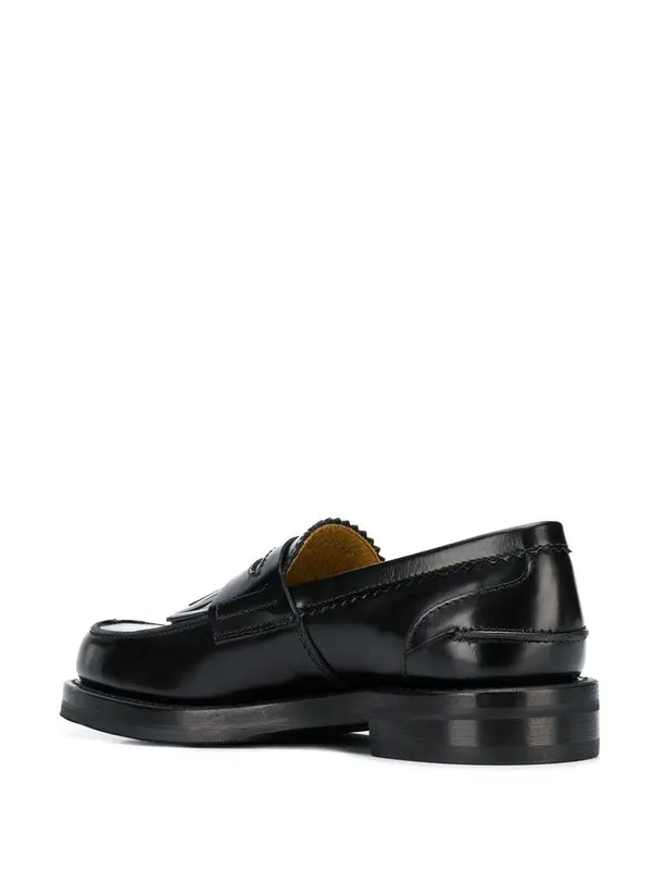 Our Legacy Fringed Leather Loafers