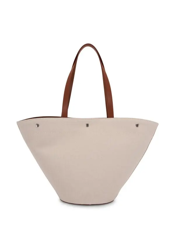 Saint Laurent Rive Gauche Tote Bag - Neutrals