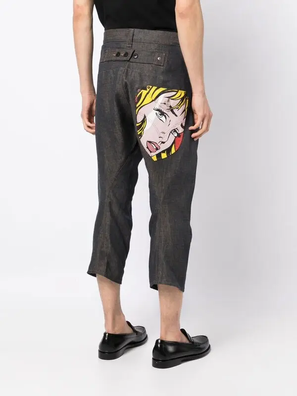Junya Watanabe Pop Art Cropped Trousers
