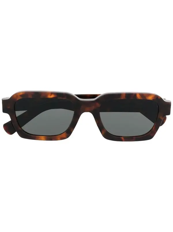RETROSUPERFUTURE Square-frame Tortoiseshell Sunglasses - Brown