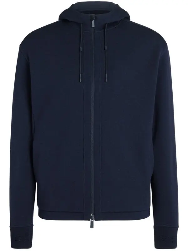 Zegna High Performance Wool-cotton Hoodie