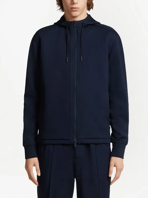 Zegna High Performance Wool-cotton Hoodie