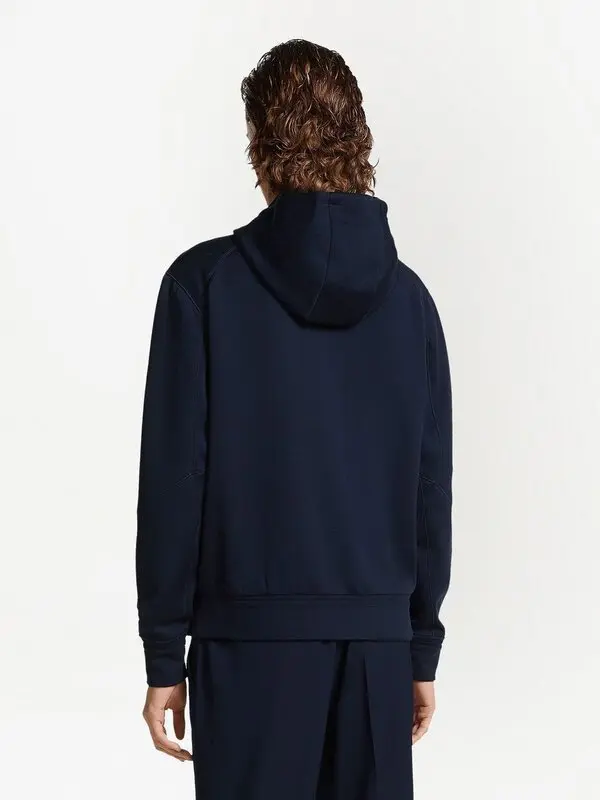 Zegna High Performance Wool-cotton Hoodie