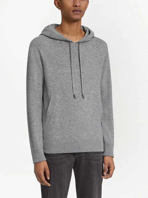 Zegna Cashmere Drawstring Hoodie