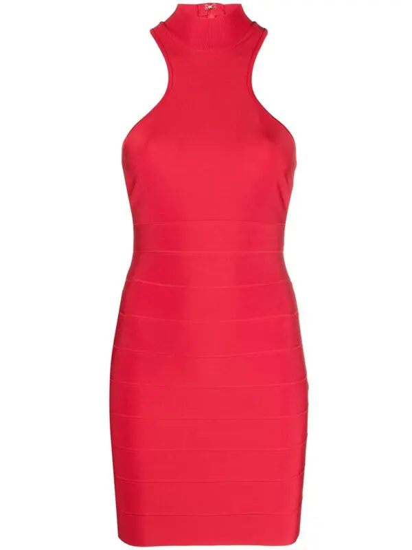 Herve Leger Icon Racer Mini Dress