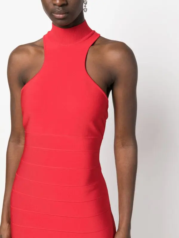 Herve Leger Icon Racer Mini Dress