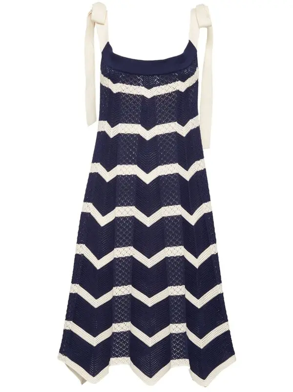 La DoubleJ Chevron Knitted Dress