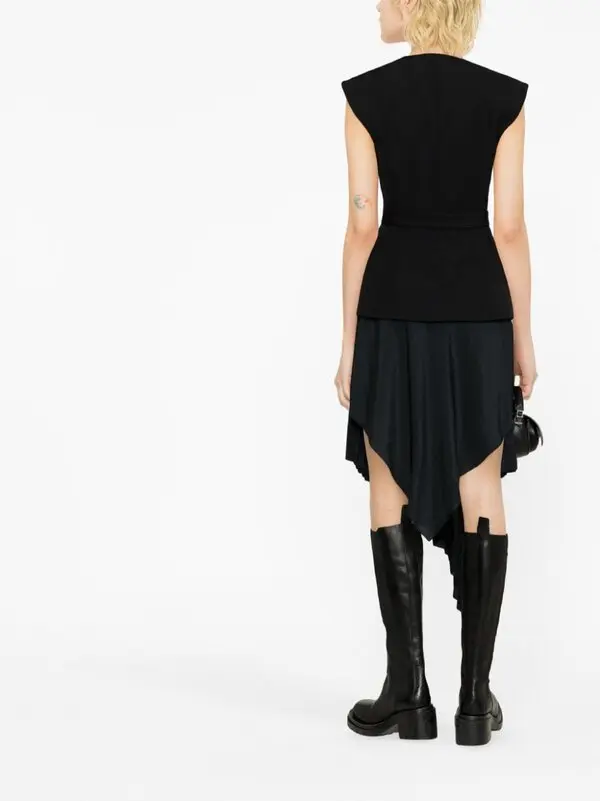 Balmain Sleeveless Single-breasted Jacket