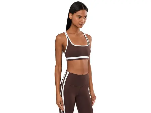 Splits59 Bianca Rigor Bra Lingerie Dark Chocolate/white - Brown