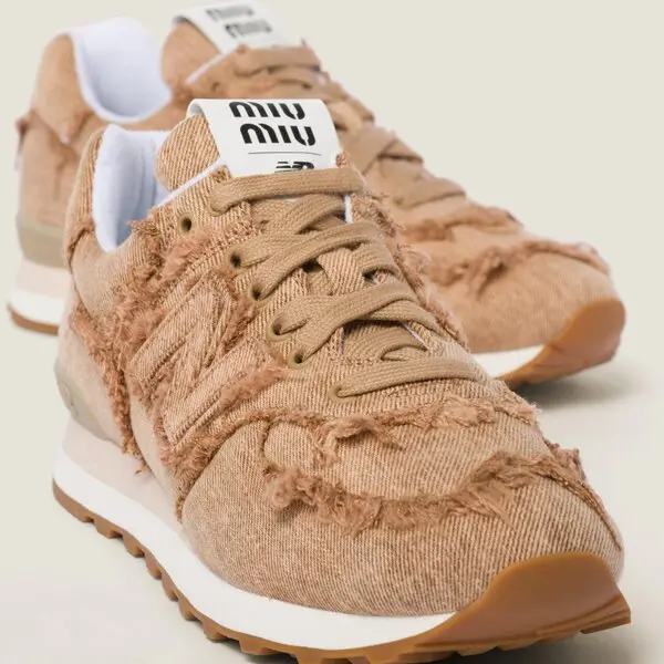 【超美品】MIU MIU × New Balance マーブルデニムスニーカー 中古・古着通販】NEW BALANCE (ニューバランス) MIU MIU (ミュウミュウ