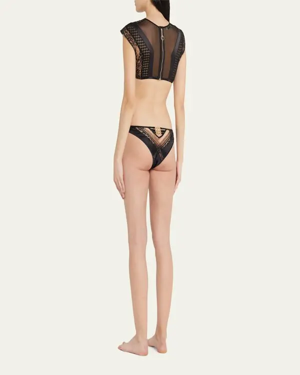 LIVY Macy Patchwork Lace Bustier