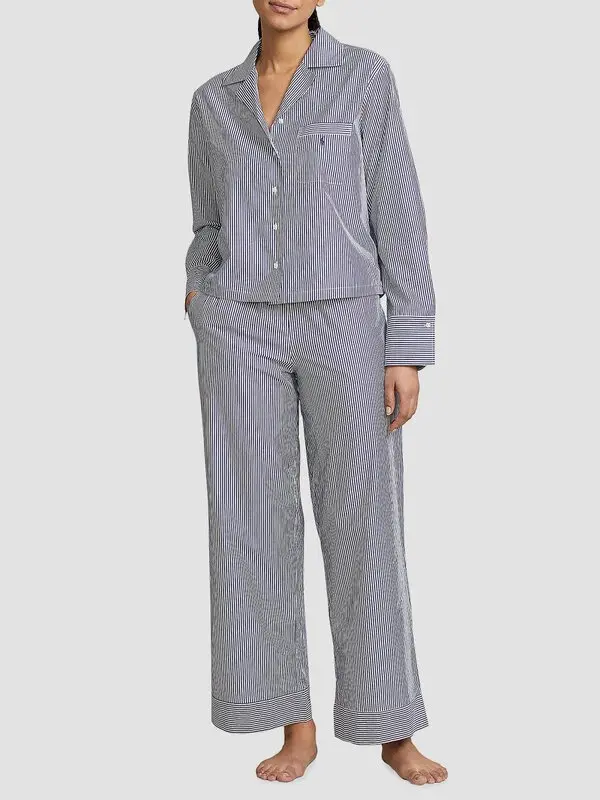 Polo Ralph Lauren Bailey Striped Long Pajama Set