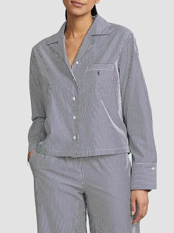 Polo Ralph Lauren Bailey Striped Long Pajama Set