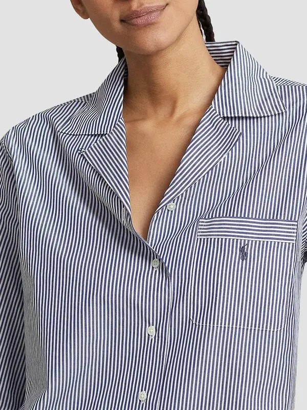 Polo Ralph Lauren Bailey Striped Long Pajama Set
