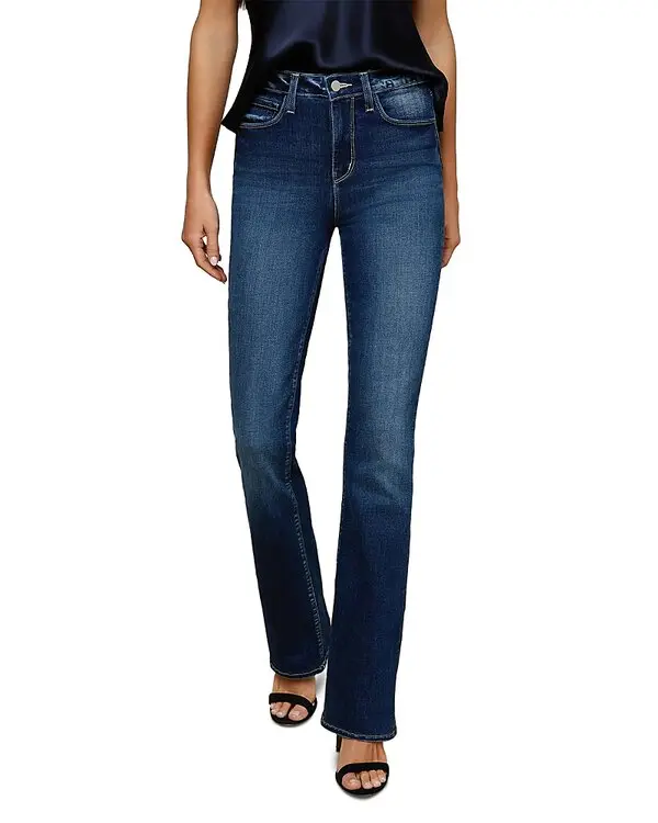 L'Agence Selma Sleek Baby Bootcut Jeans - Columbia