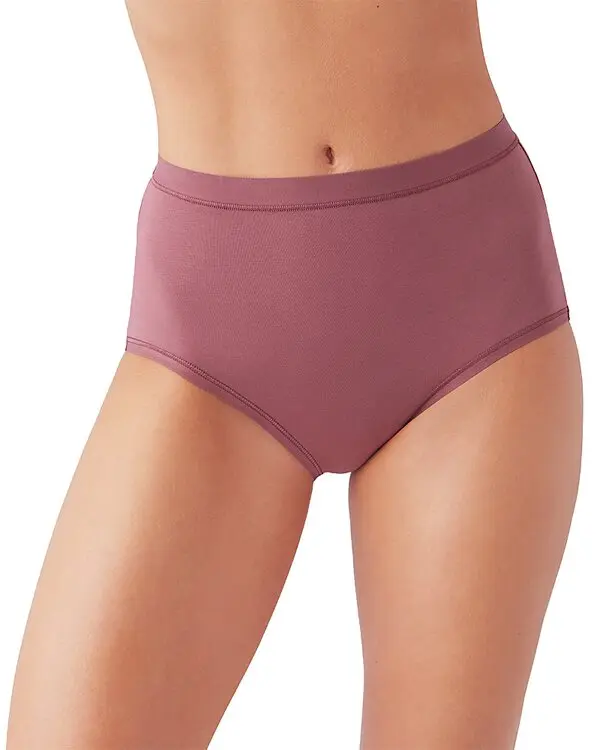 Wacoal Understated Cotton Briefs - Rose Brown