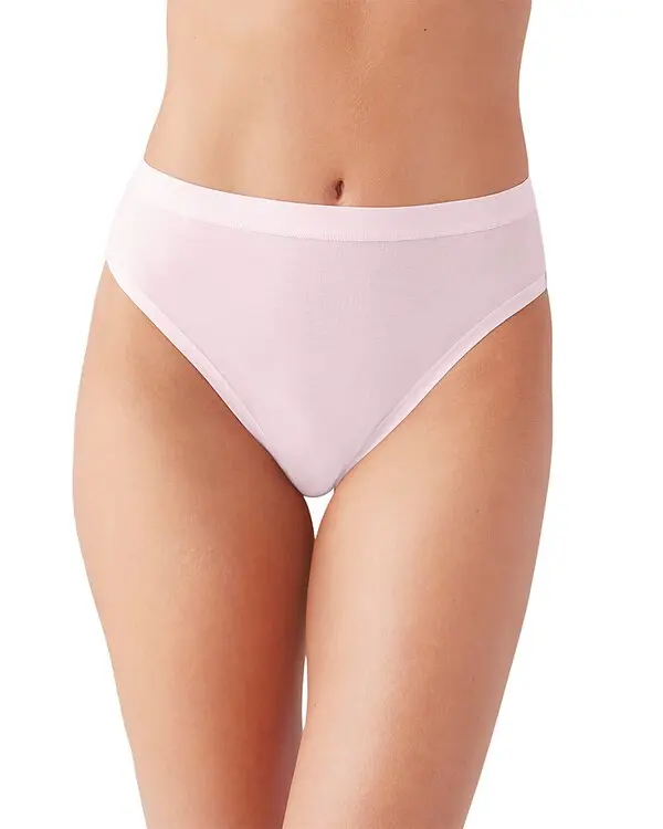 Wacoal Understated Cotton High Cut - Cradle Pink